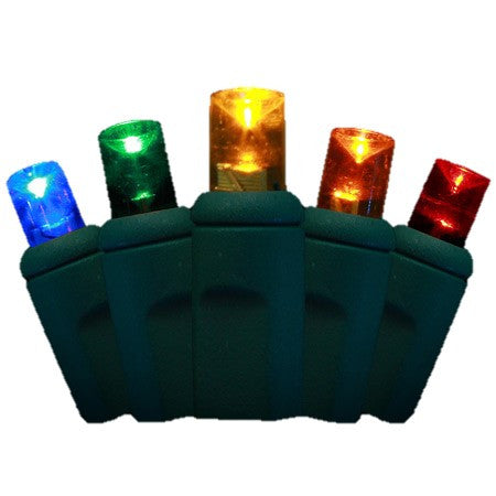 70 Bulb 5mm LED String Mini Lights, 4" Spacing - Multi-Color – Elite ...