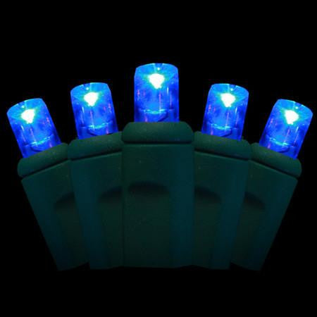 70 Light 5mm LED String Lights - Blue – Elite Holiday Decor
