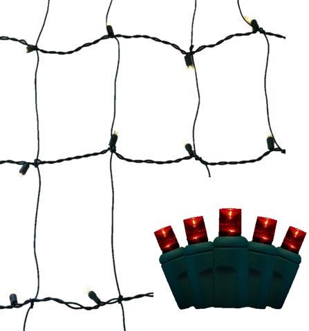 5mm LED Net Lights Red – Elite Holiday Decor